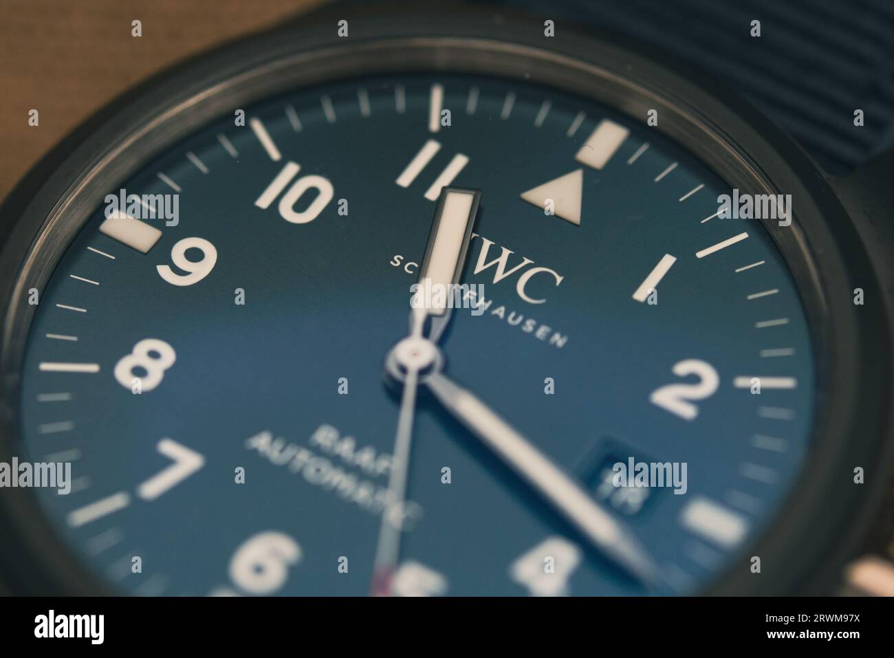 images of the a special IWC RAAF Automatic pilots watch made with the ...