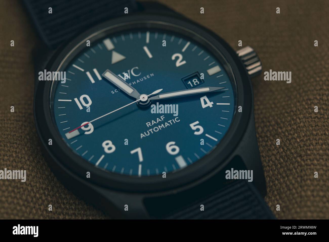 images of the a special IWC RAAF Automatic pilots watch made with the ...