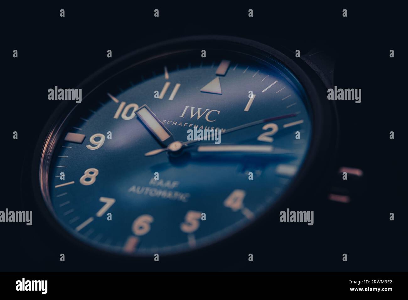 images of the a special IWC RAAF Automatic pilots watch made with the ...