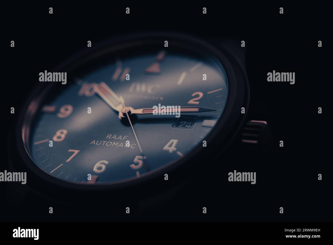 images of the a special IWC RAAF Automatic pilots watch made with the ...