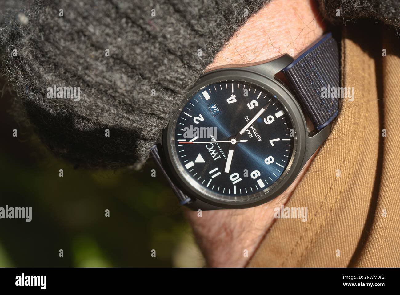 images of the a special IWC RAAF Automatic pilots watch made with the ...