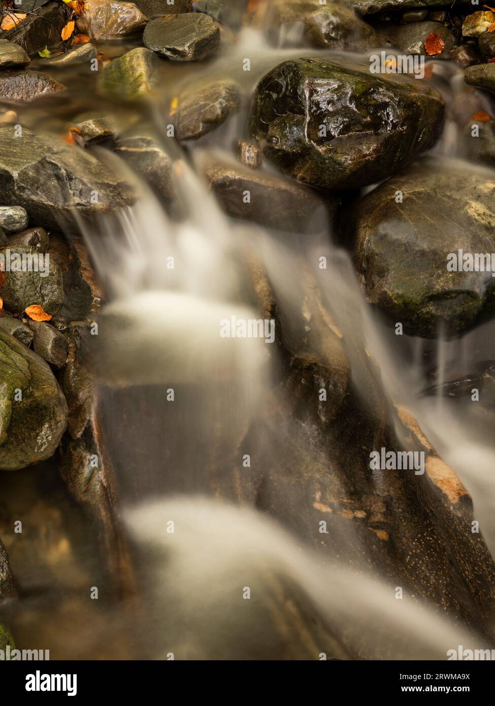Rapids and falls on the River Garry at The Pass of Killiecrankie ...