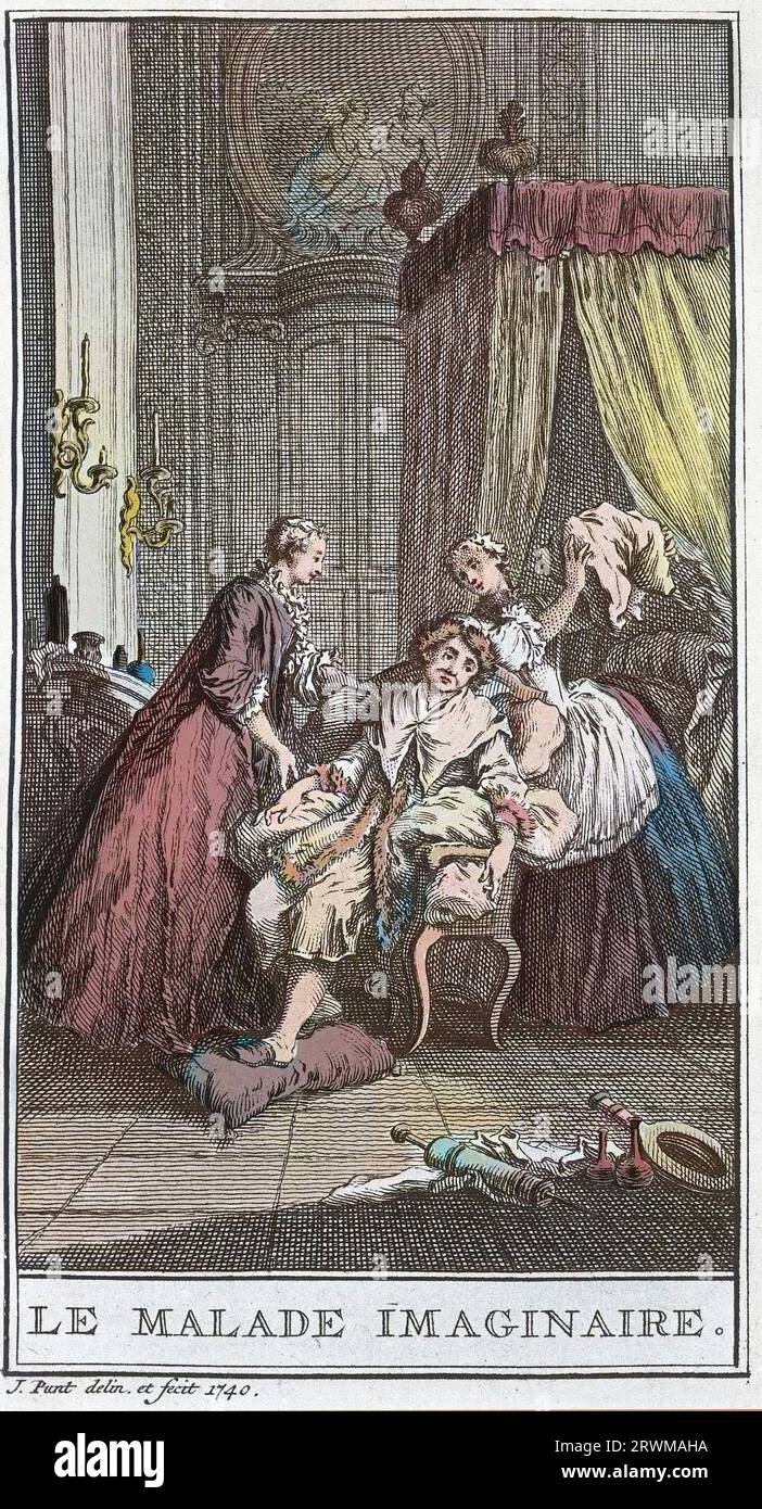 Le malade imaginaire. Piece of theatre by Jean Baptiste Poquelin dit ...