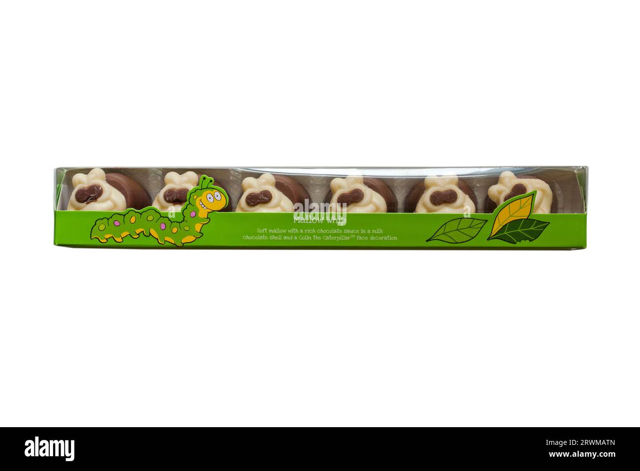 Colin the Caterpillar Mallow Whip from M&S isolated on white background ...