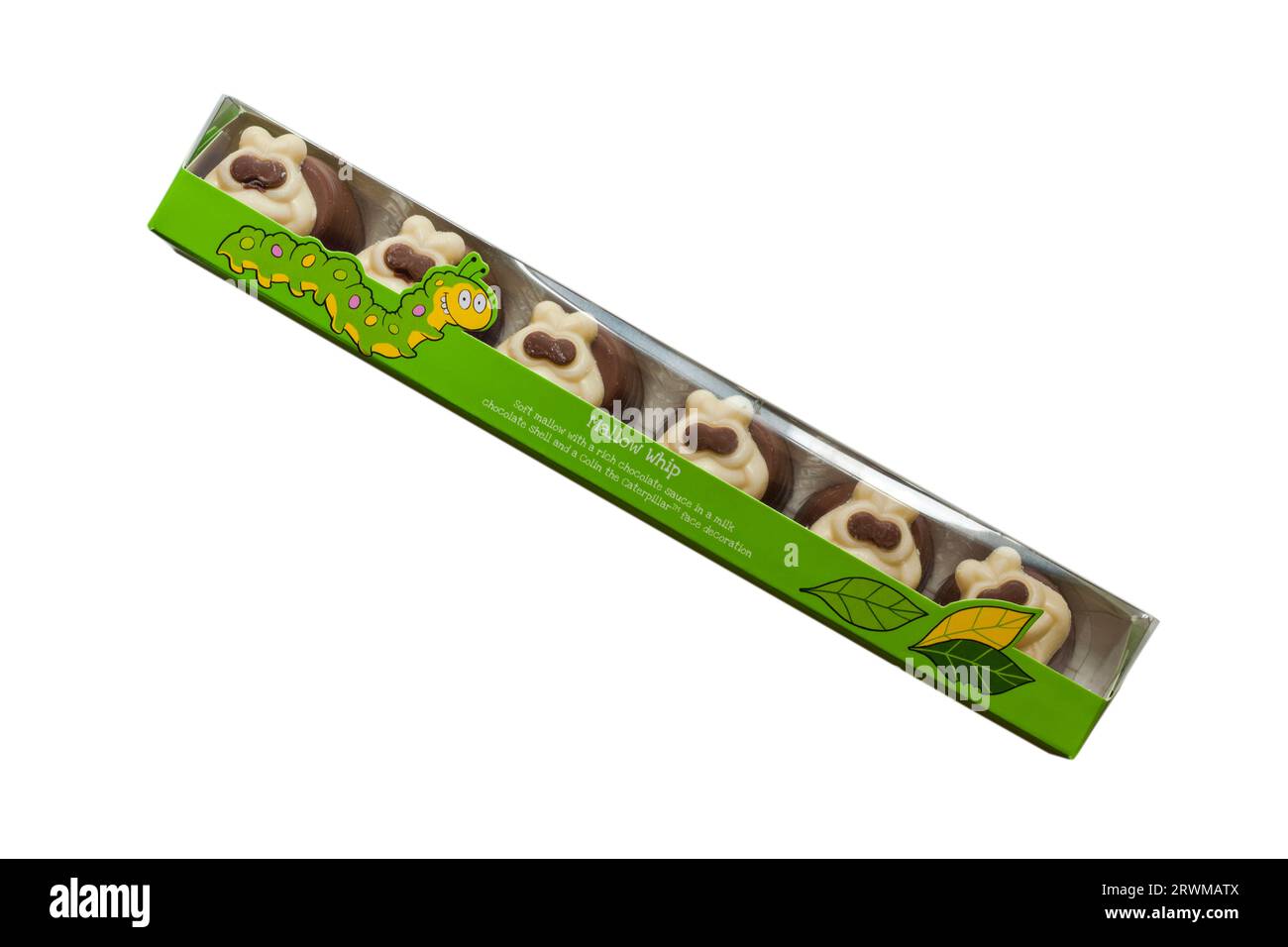 Colin the Caterpillar Mallow Whip from M&S isolated on white background ...