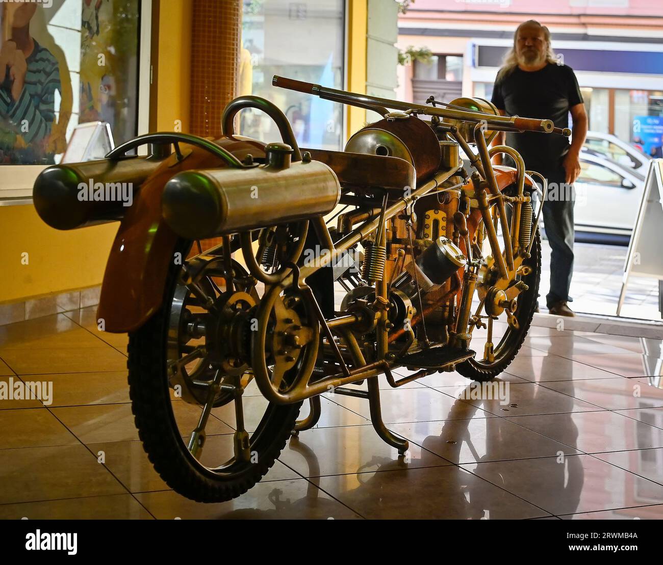 Tabor, Czech Republic. 20th Sep, 2023. Probably the only working steam ...