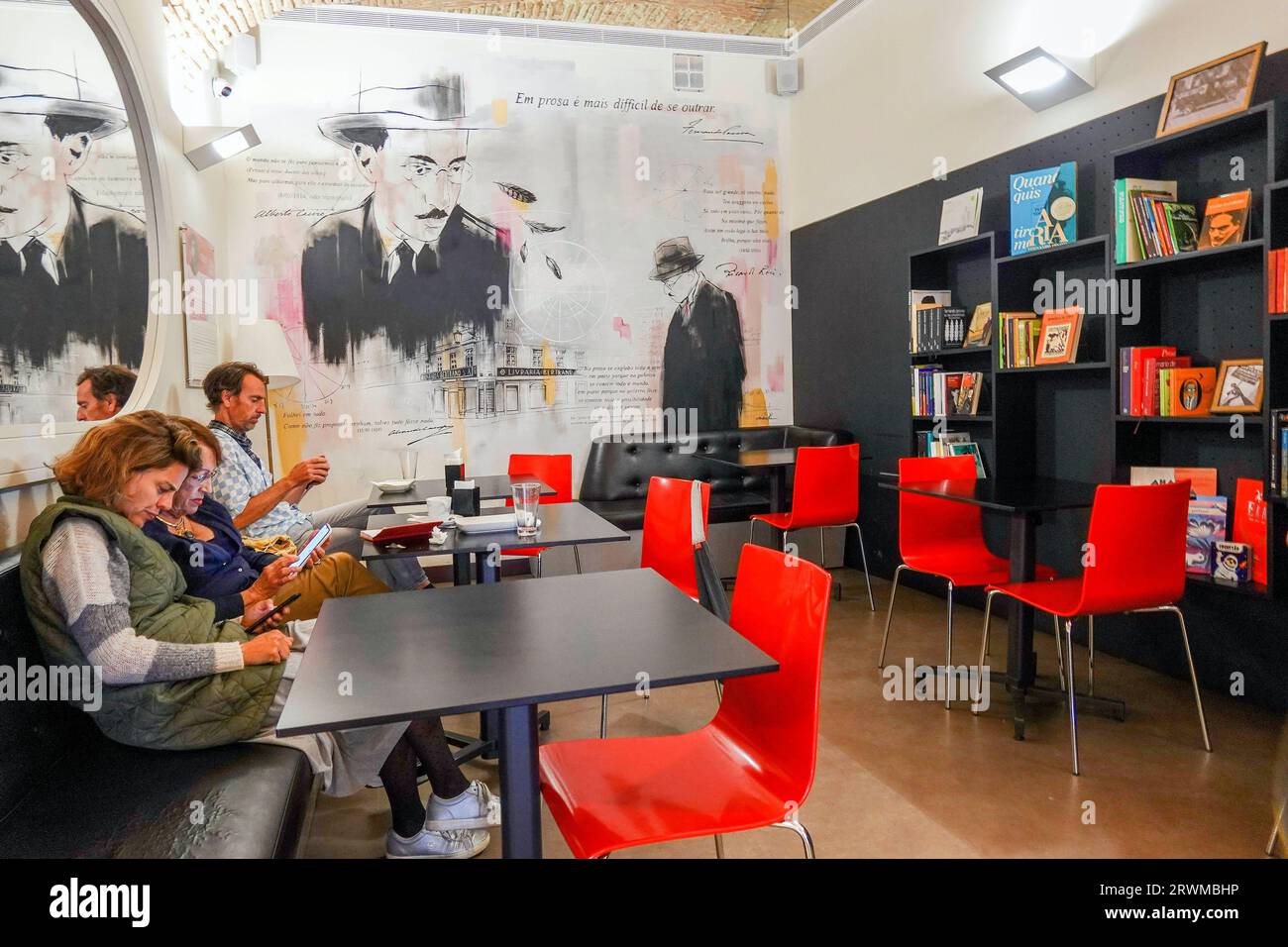 Portugal, Lisbon, Livraria Bertrand founded in 1732 in the Chiado ...