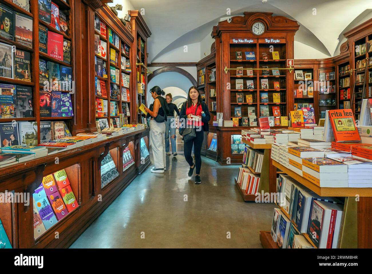 Portugal, Lisbon, Livraria Bertrand founded in 1732 in the Chiado ...