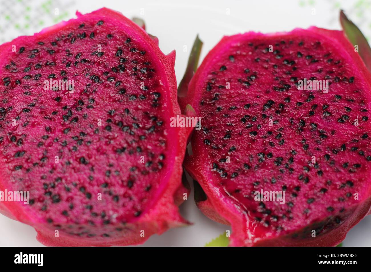 Fresh Red dragon fruit photo Stock Photo - Alamy