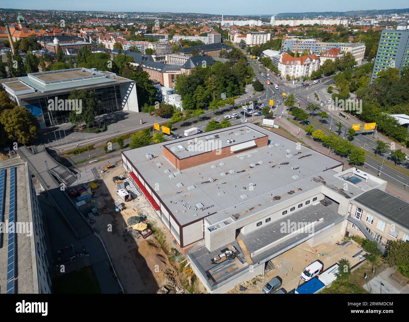 Dresden, Germany. 20th Sep, 2023. View during a press tour of the ...