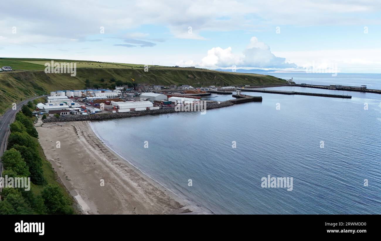 Aerial view scrabster hi-res stock photography and images - Alamy