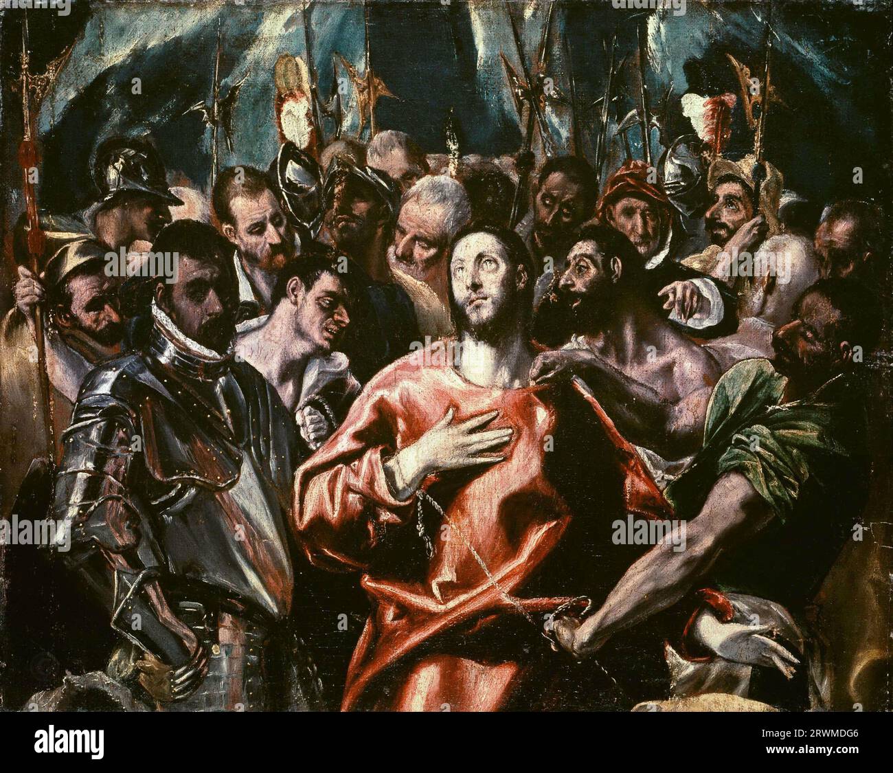El Greco – Disrobing of Christ 1582-85. 46x58 Stock Photo - Alamy