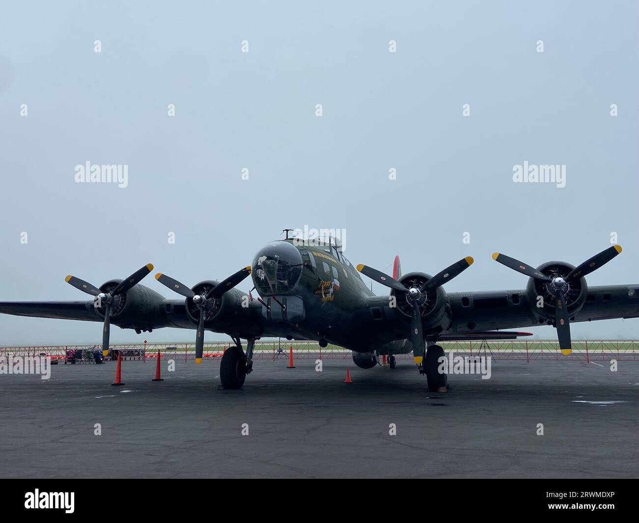 A North American B-25 Mitchell jet on a runway Stock Photo - Alamy