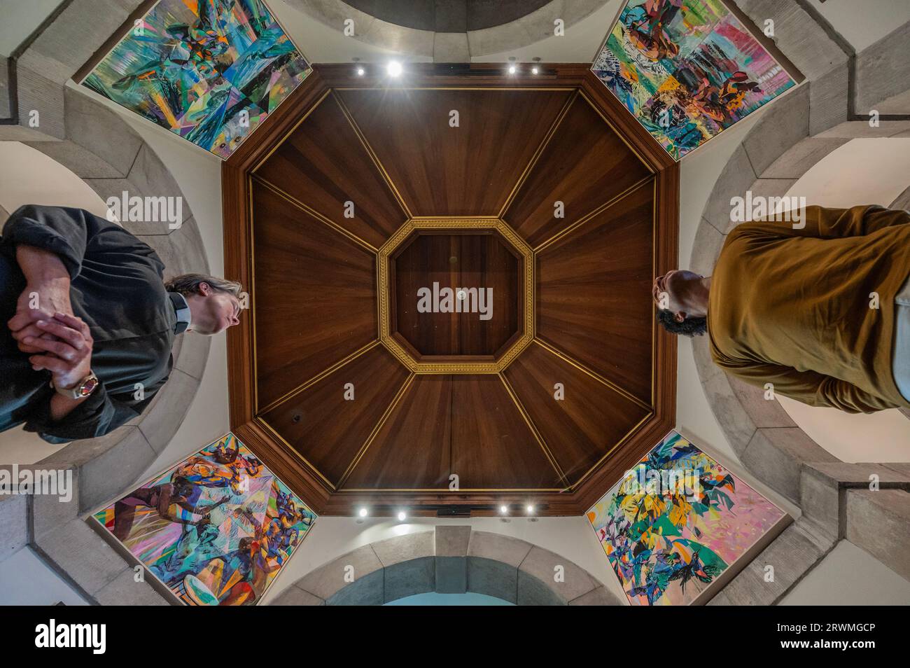 London, UK. 20 Sep 2023. Che Lovelace and Revd Lucy Winkett, Rector of ...