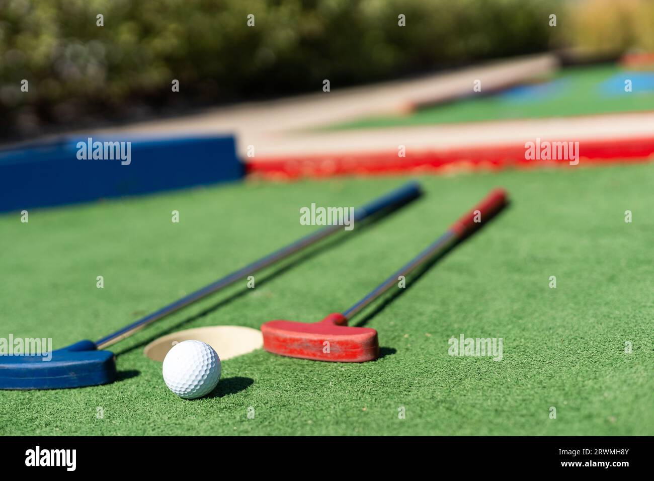 Mini golf ball track hi-res stock photography and images - Alamy