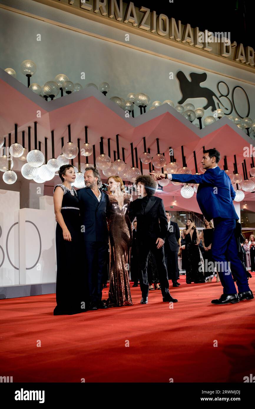 VENICE, ITALY - SEPTEMBER 08: Peter Sarsgaard, Michel Franco, Jessica ...