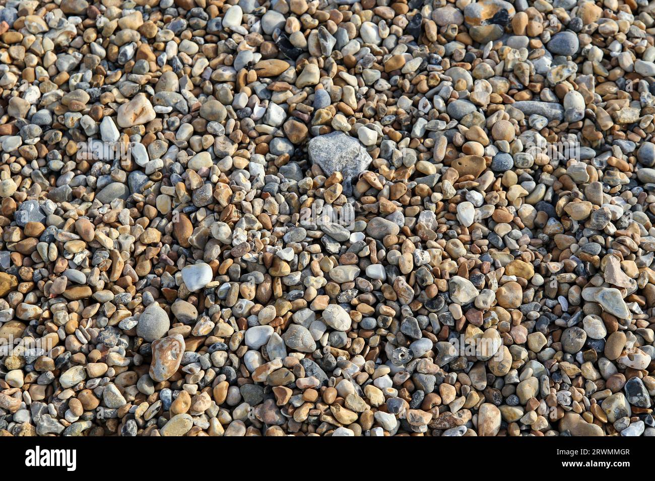 Pebbles on Brighton Beach, England Stock Photo - Alamy