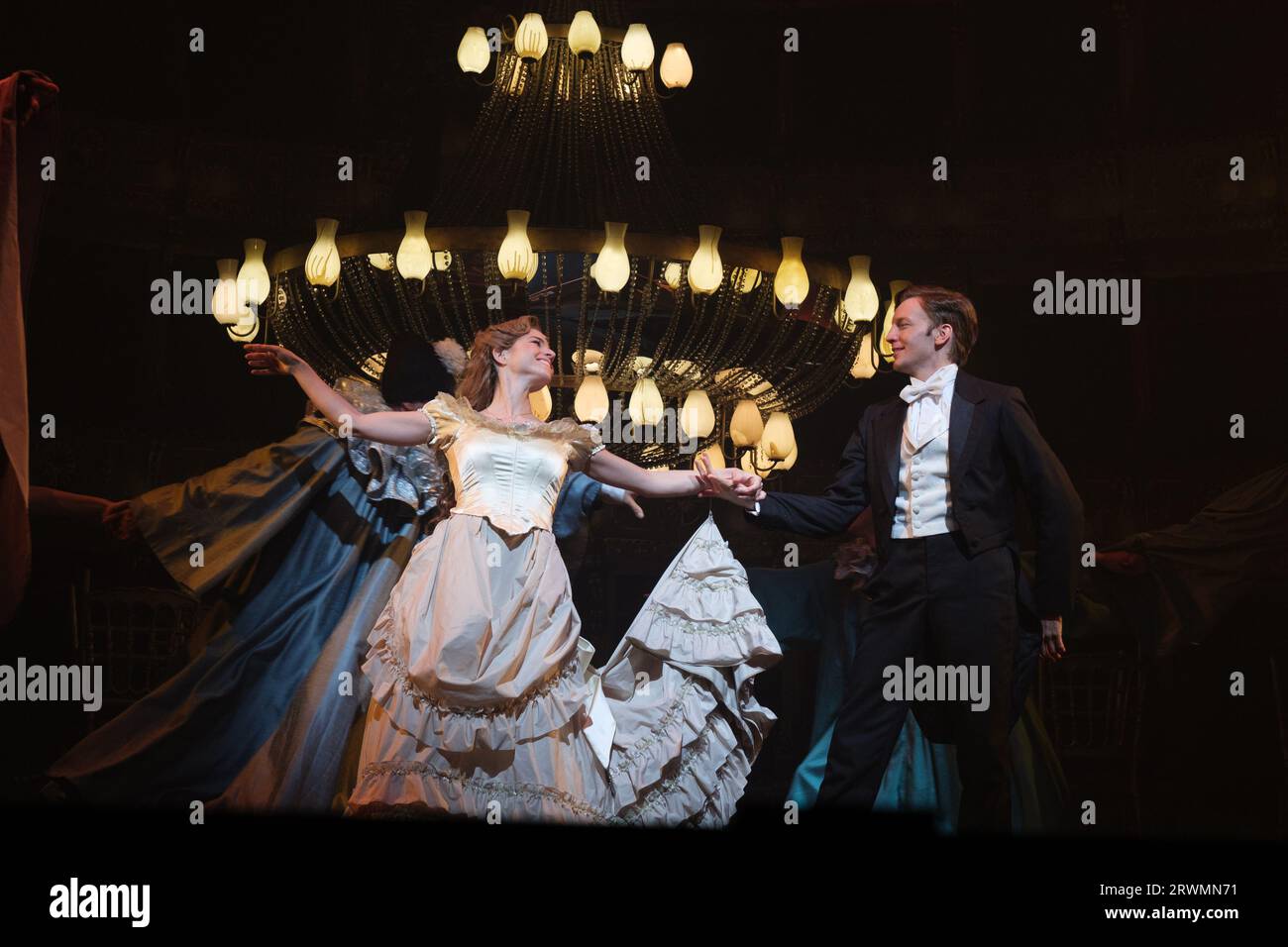 Actress Talía del Val performs during the presentation of the musical ...