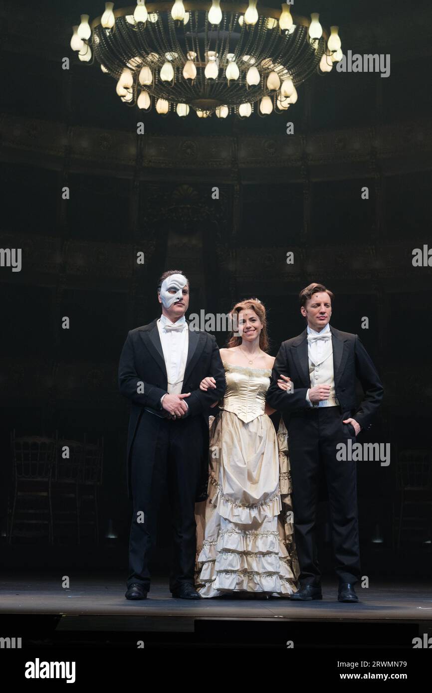 Actress Talía del Val performs during the presentation of the musical ...