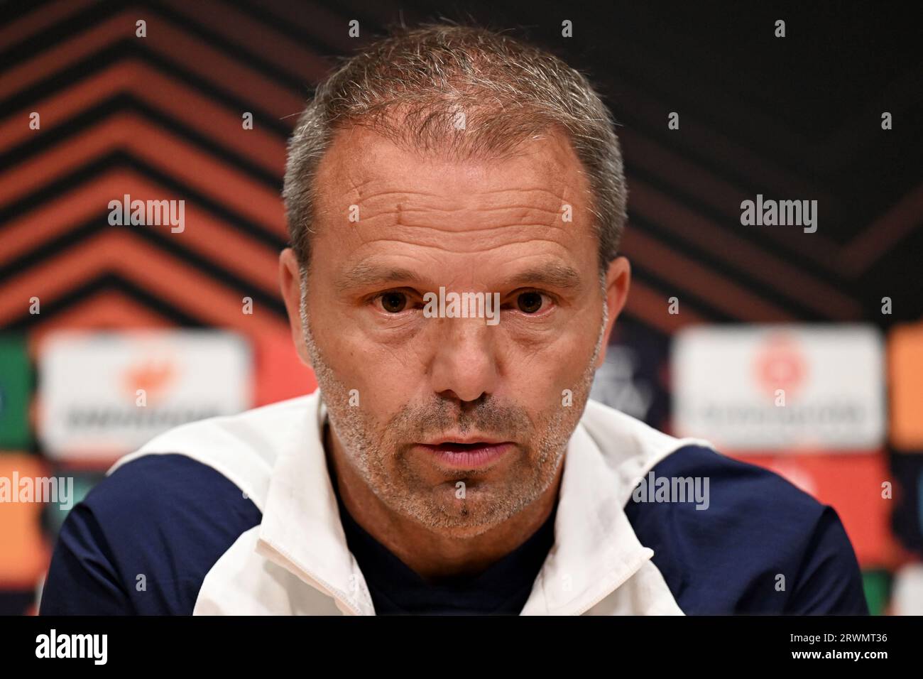 AMSTERDAM - Ajax coach Maurice Steijn during Ajax Amsterdam press ...