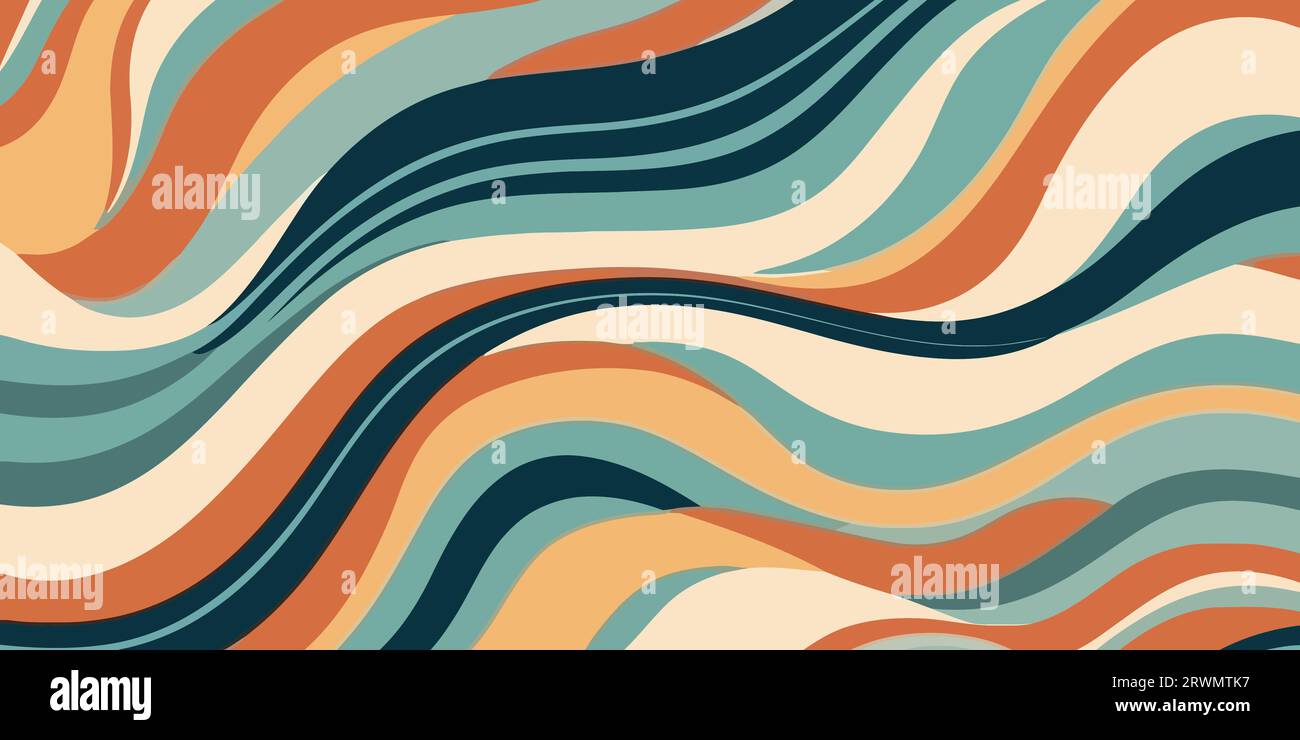 Dynamic wavy background. Elegant colorful trendy background. Vintage ...