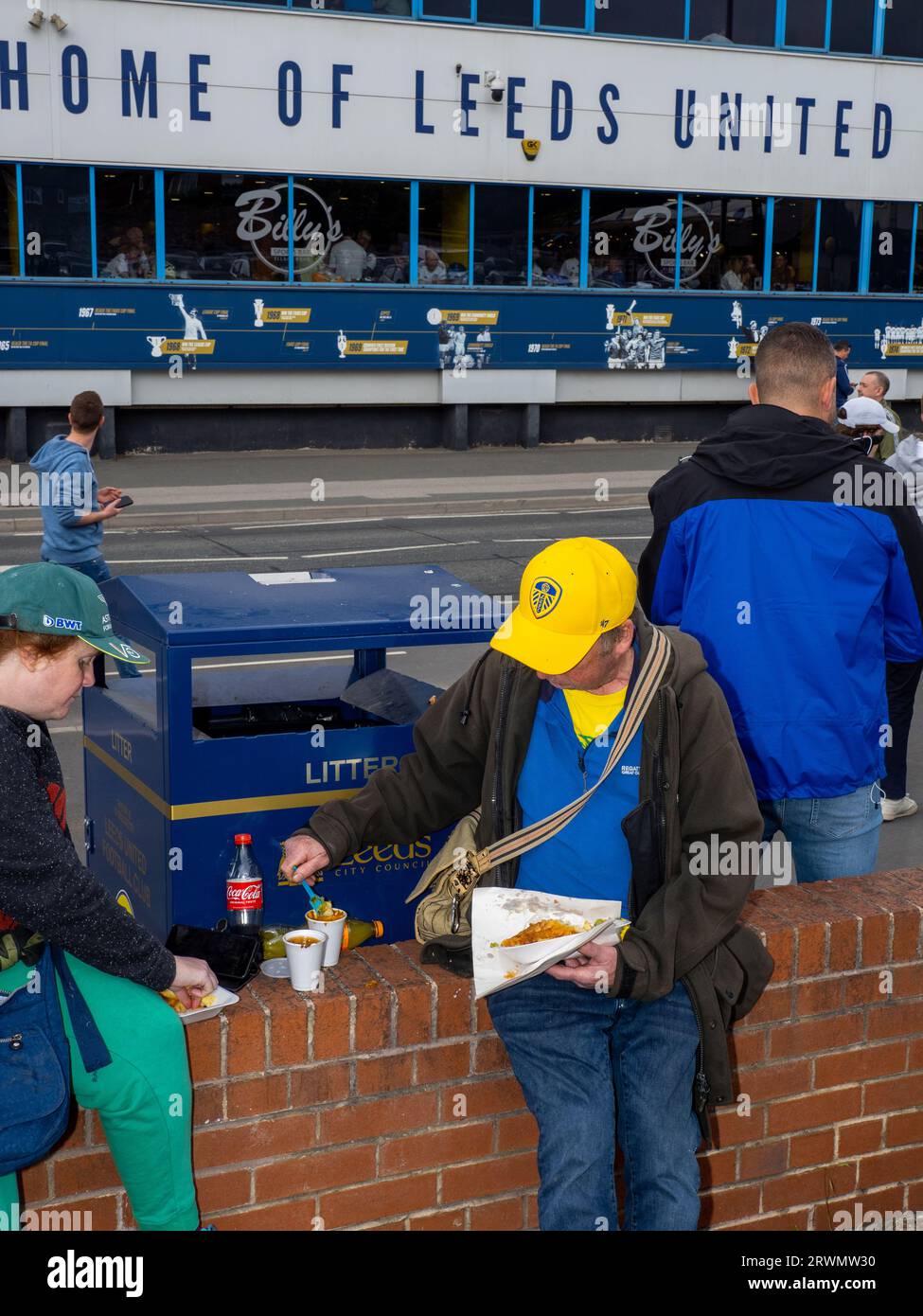 Leeds fans elland road hi-res stock photography and images - Alamy