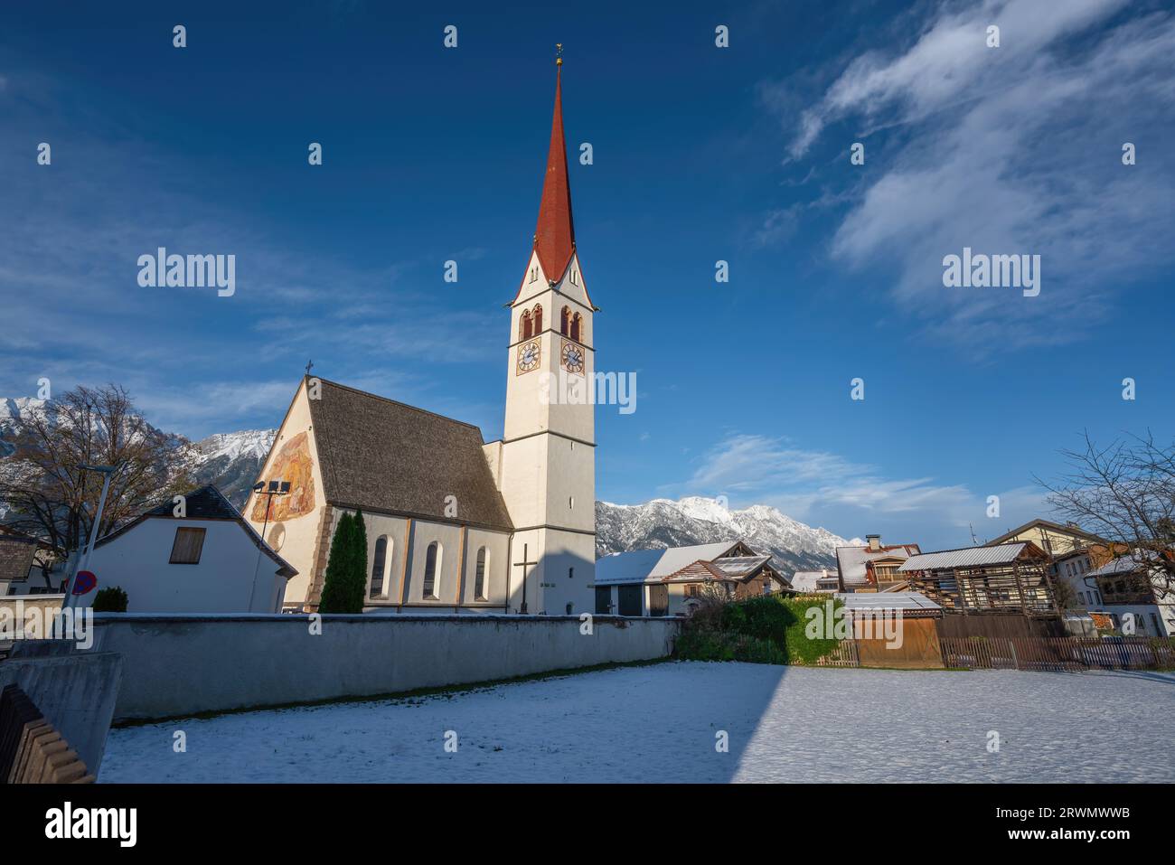 Amras Church - Innsbruck, Austria Stock Photo - Alamy
