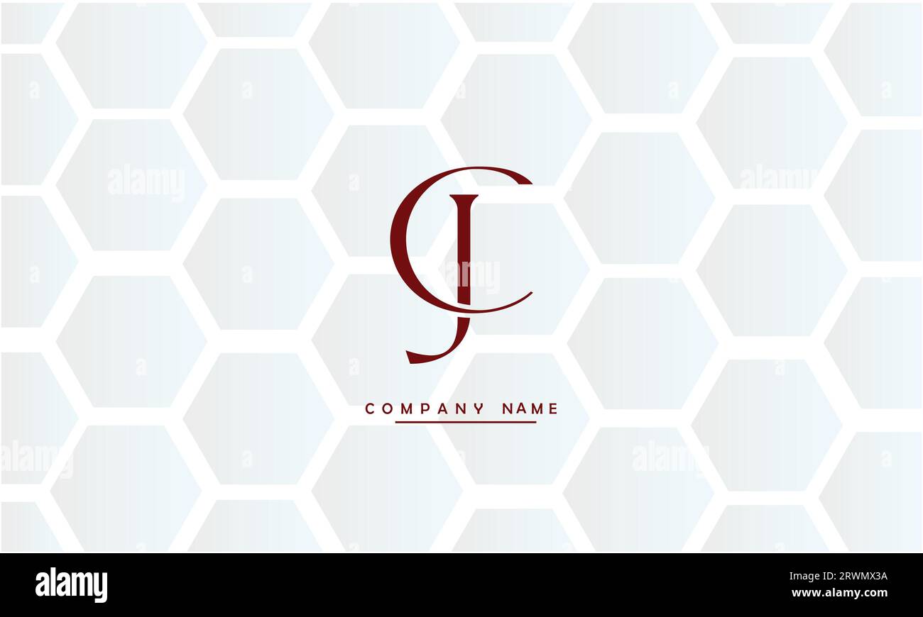 CJ, JC Abstract Letters Logo Monogram Stock Vector Image & Art - Alamy