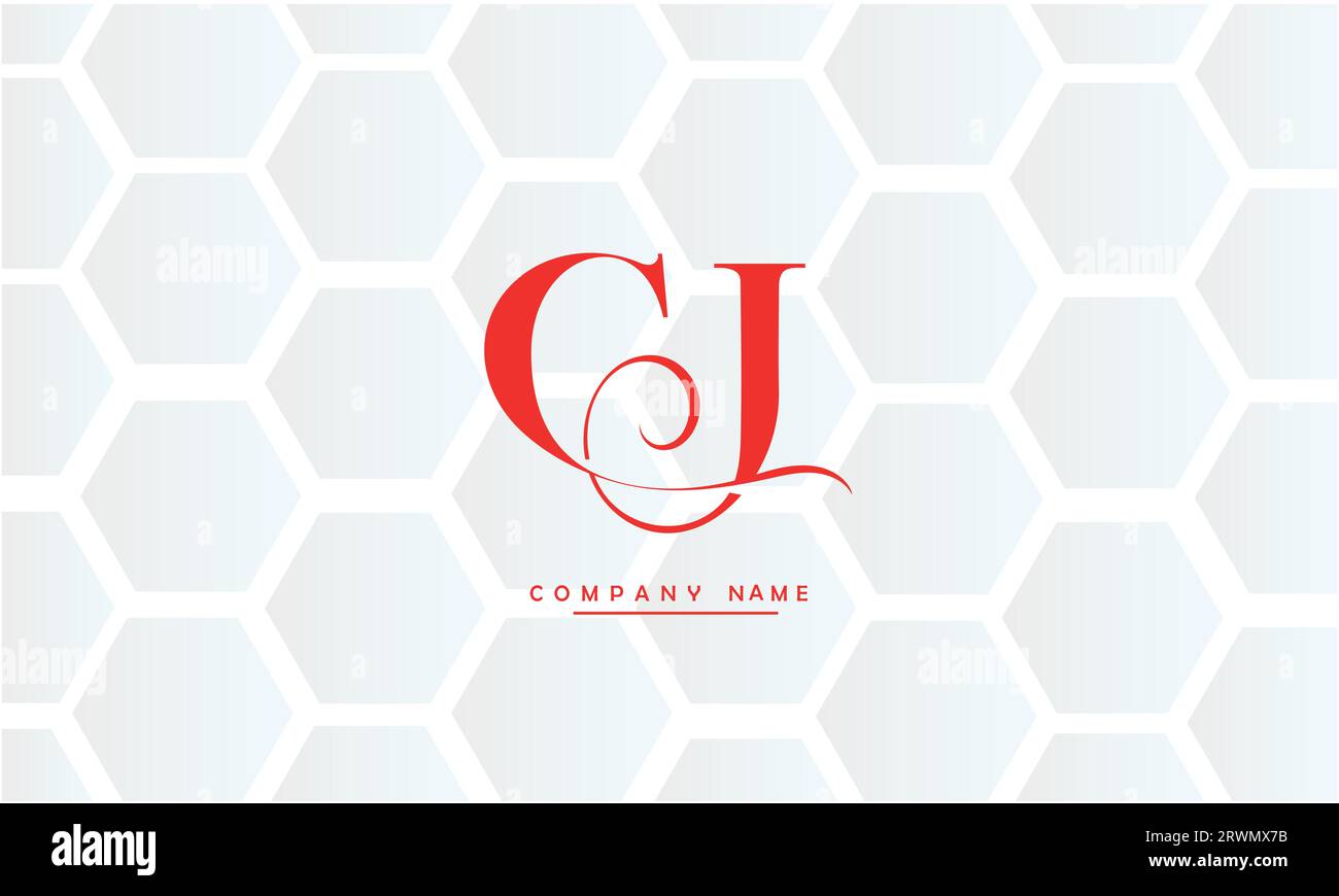 CJ, JC Abstract Letters Logo Monogram Stock Vector Image & Art - Alamy