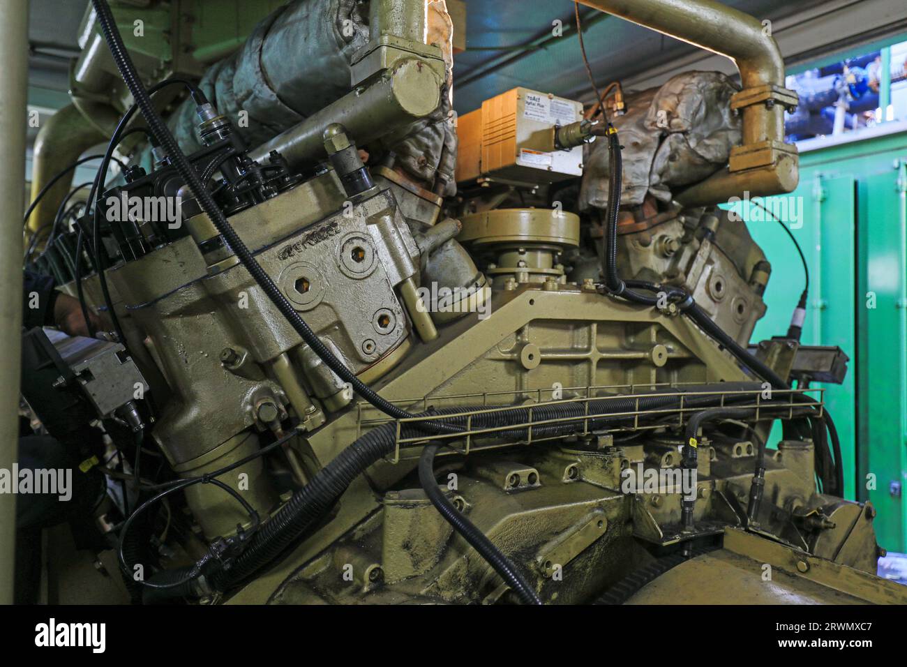 Biogas generator internal structure, North China Stock Photo - Alamy