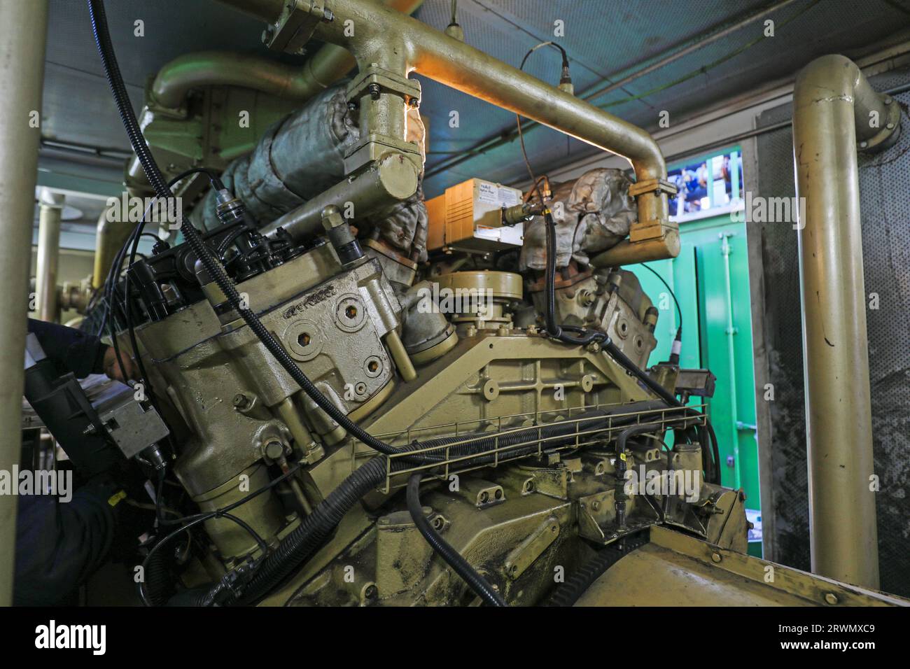 Biogas generator internal structure, North China Stock Photo - Alamy