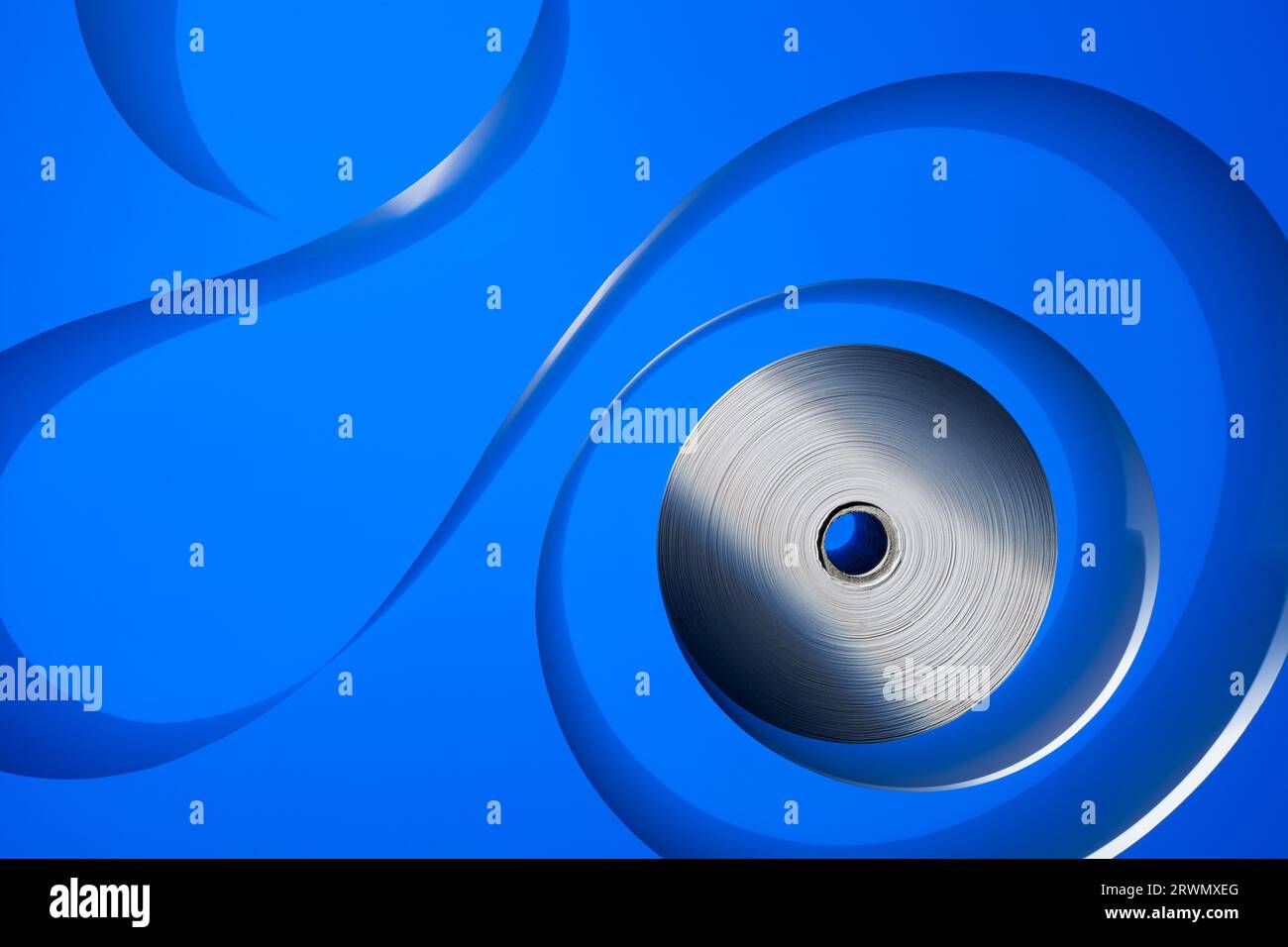 Thermal Paper roll abstract Stock Photo - Alamy