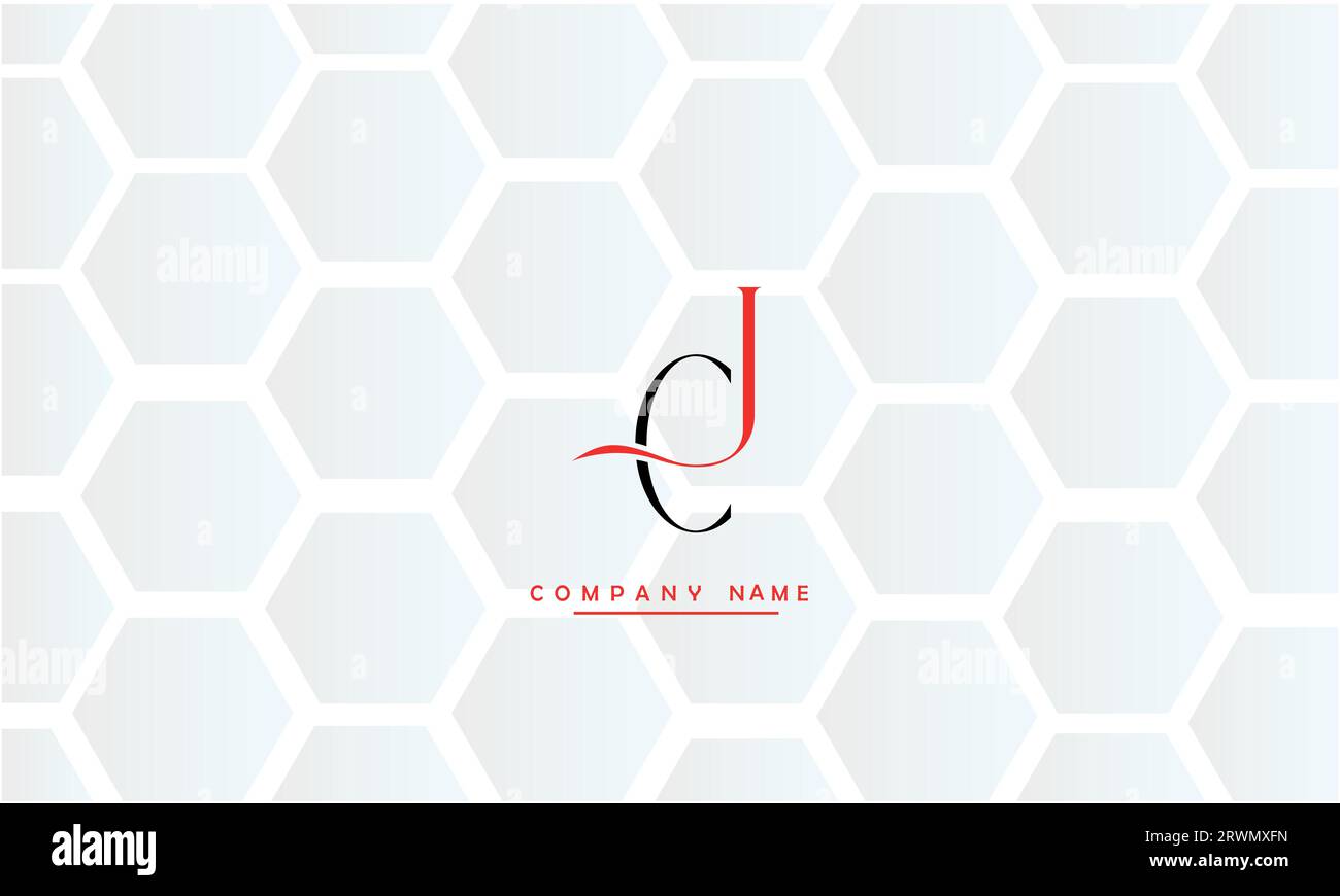 Jc minimal logo design Cut Out Stock Images & Pictures - Alamy