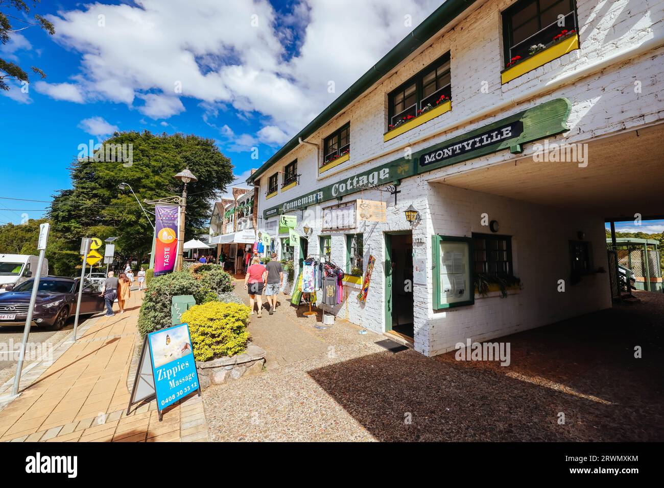 Historic Town of Montville in Queensland Australia Stock Photo - Alamy