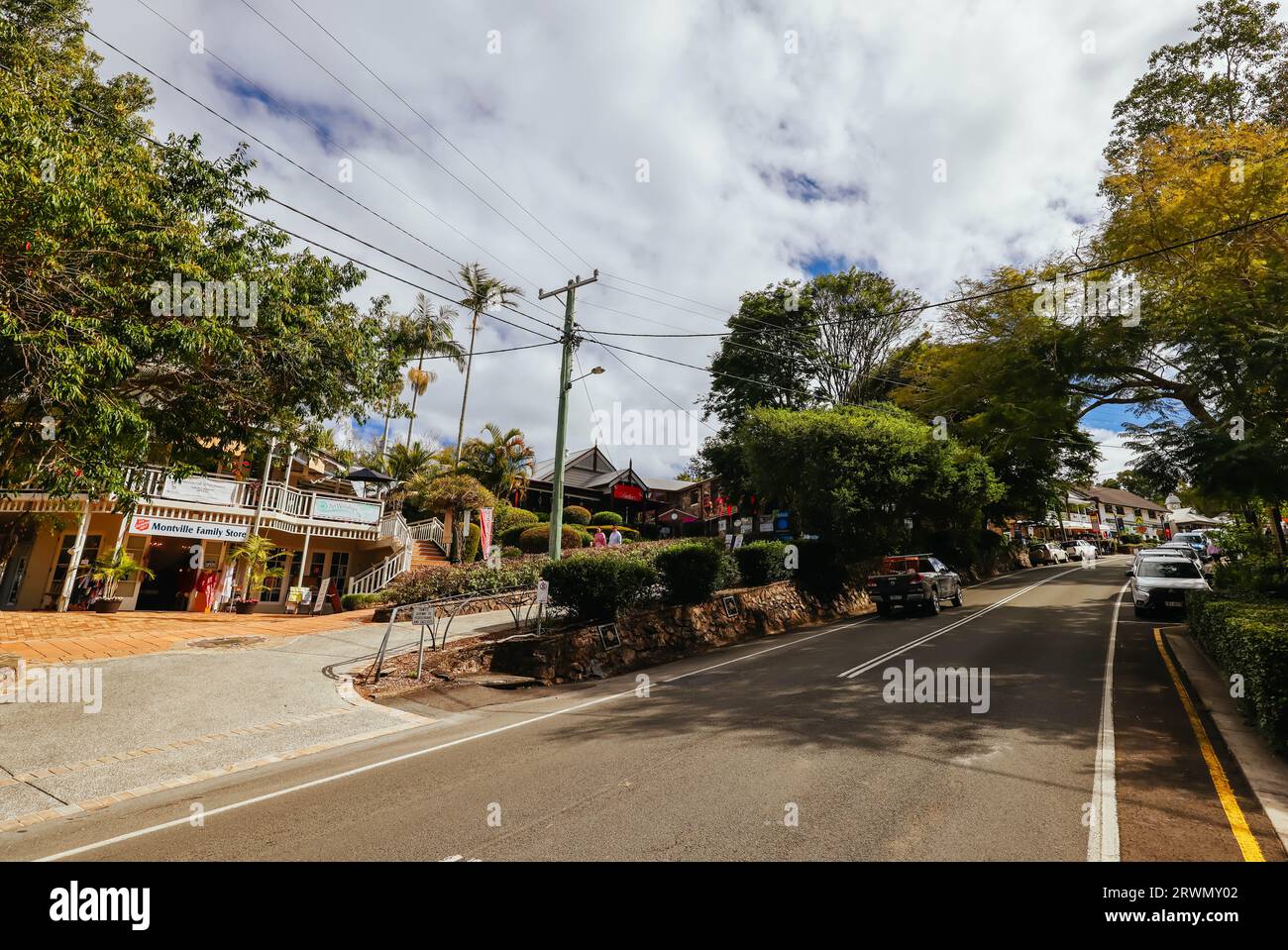 Historic Town of Montville in Queensland Australia Stock Photo - Alamy
