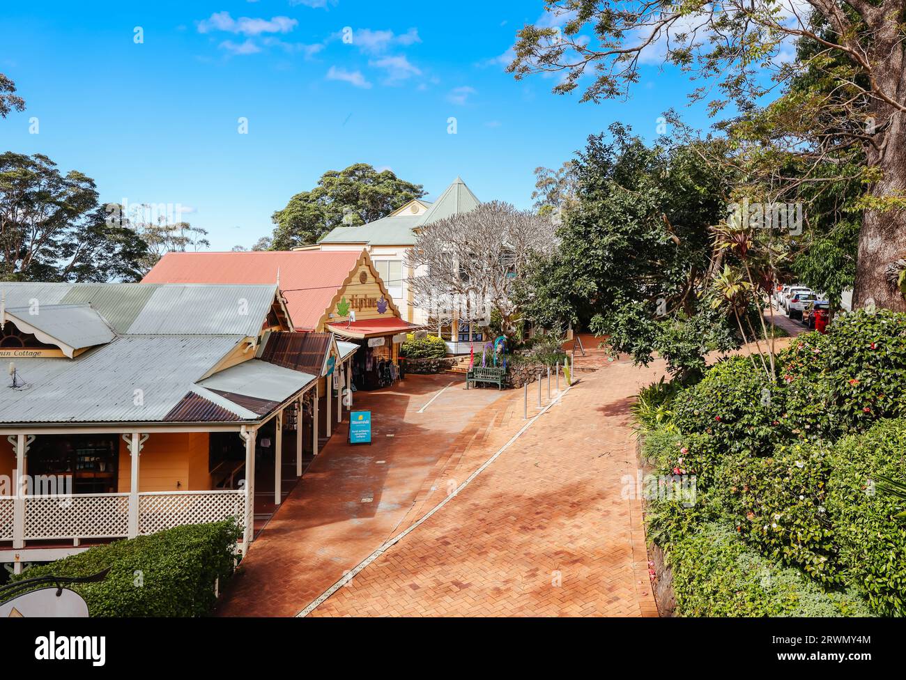 Historic Town of Montville in Queensland Australia Stock Photo - Alamy
