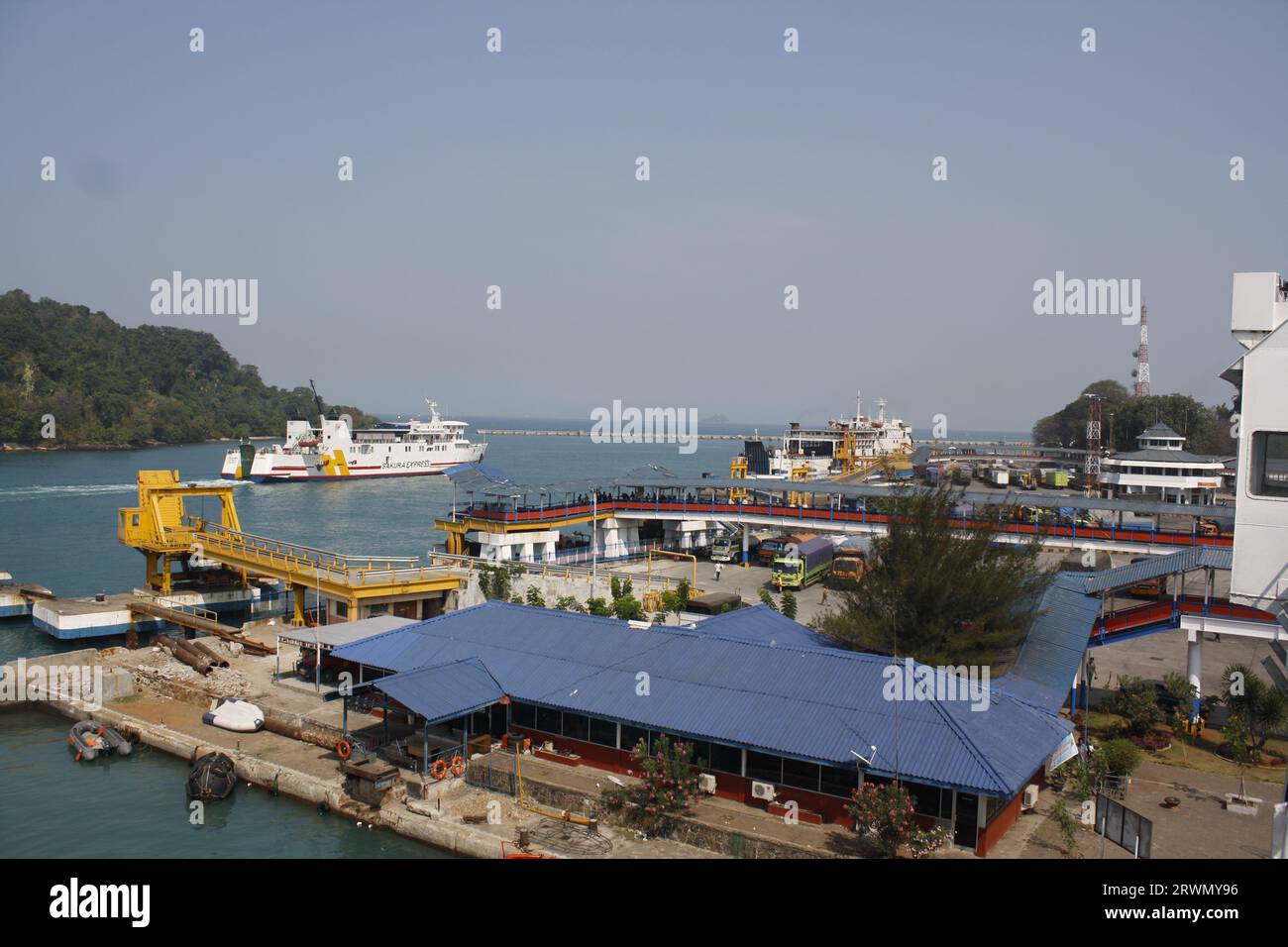 Merak ferry port hi-res stock photography and images - Alamy