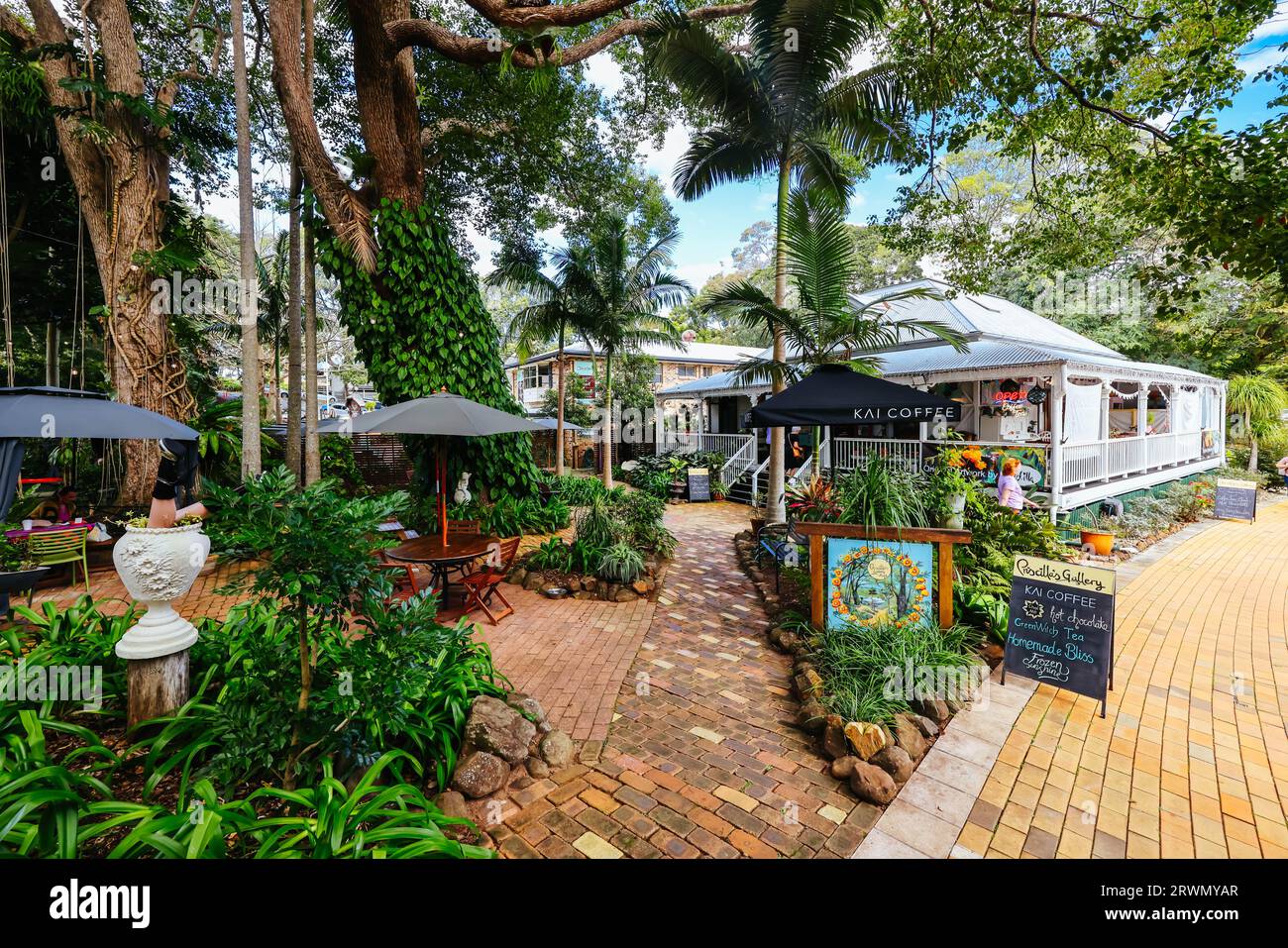 Historic Town of Montville in Queensland Australia Stock Photo - Alamy