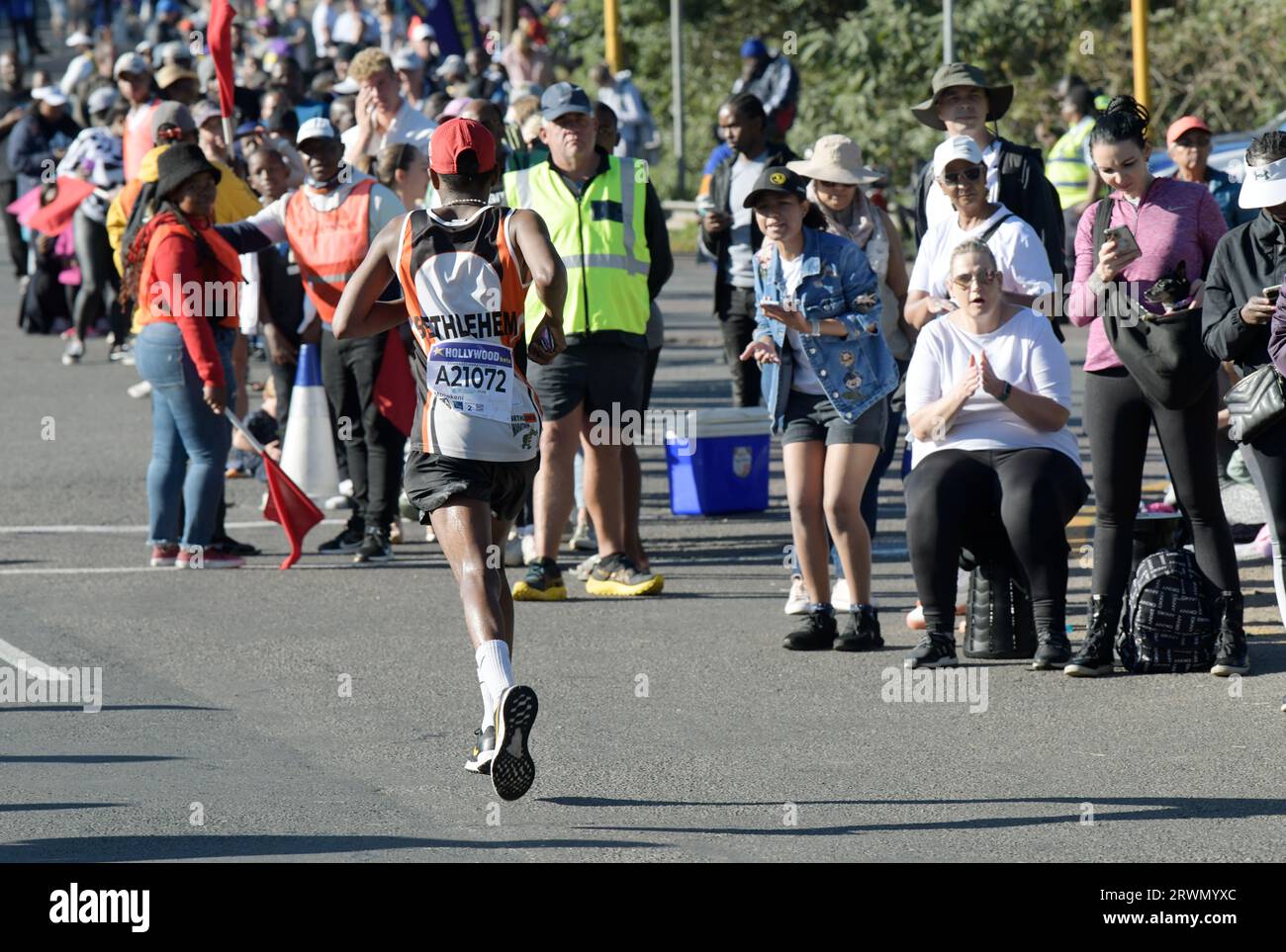 Runners, 96th Comrades Marathon 2023, world famous endurance running event, Durban, South Africa ...