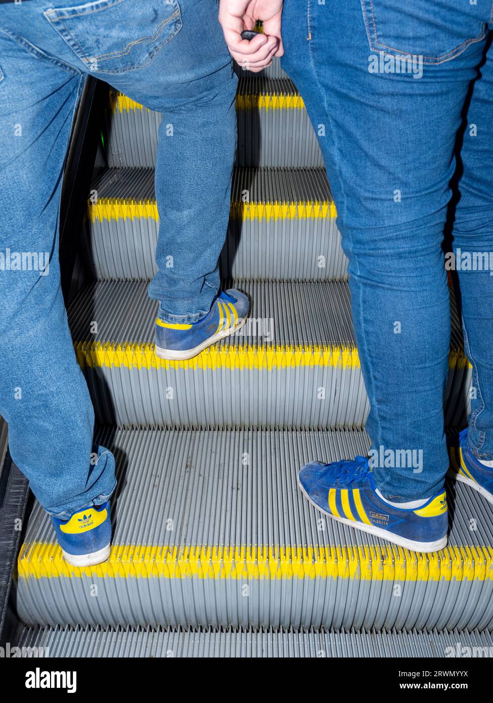 Scenes outside Elland Road, home of Leeds United on the day they were ...