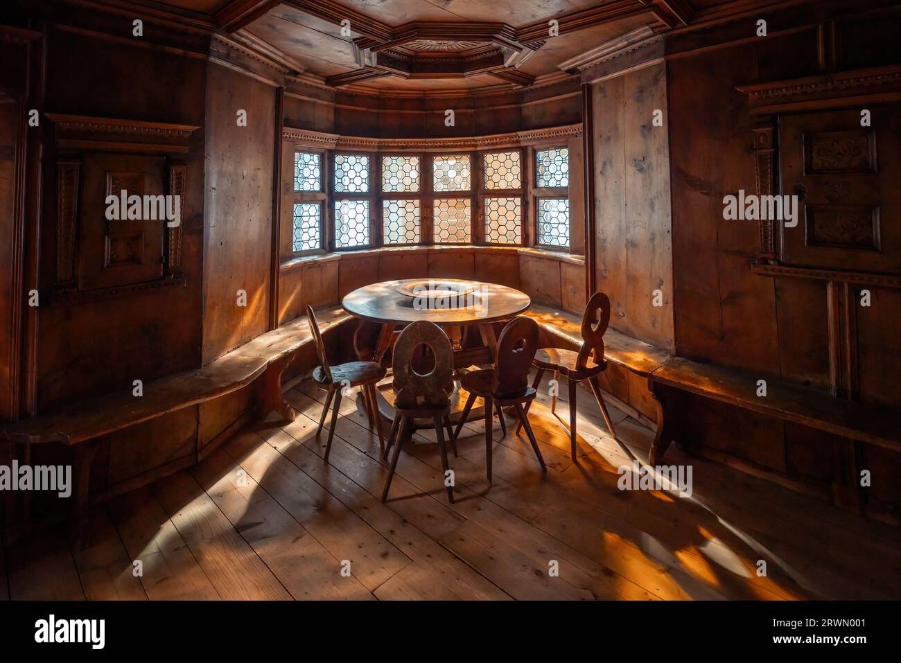 Traditional Room Interior at Tyrolean Folk Art Museum - Innsbruck ...