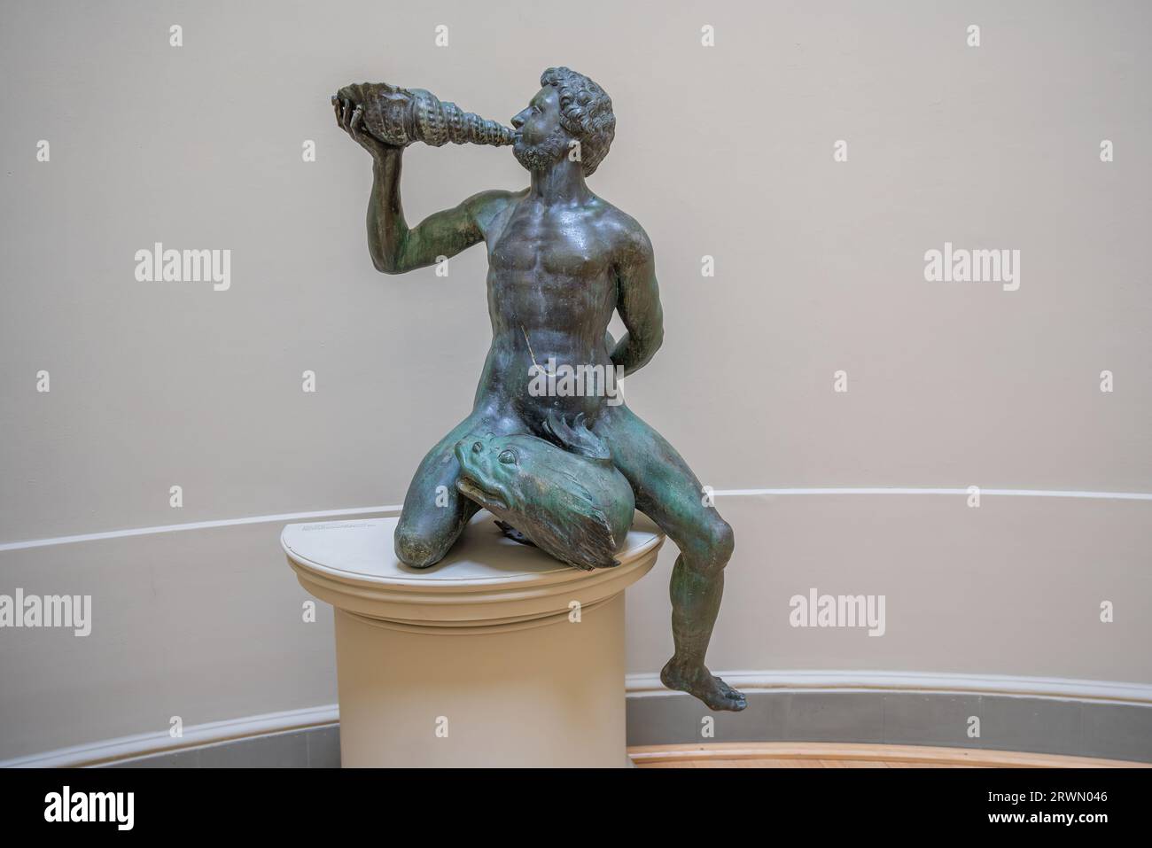 Triton - Original Statue from Leopold Fountain at Ferdinandeum ...