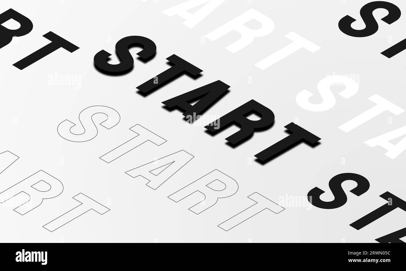 start text background illustration isolated Stock Photo - Alamy