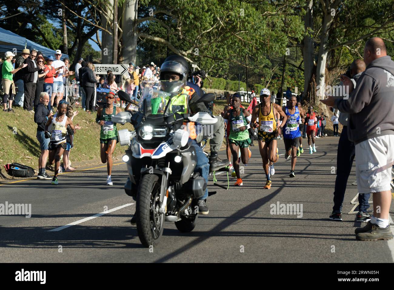 Group of competitive elite runners at Hillcrest, 96th Comrades Marathon ...