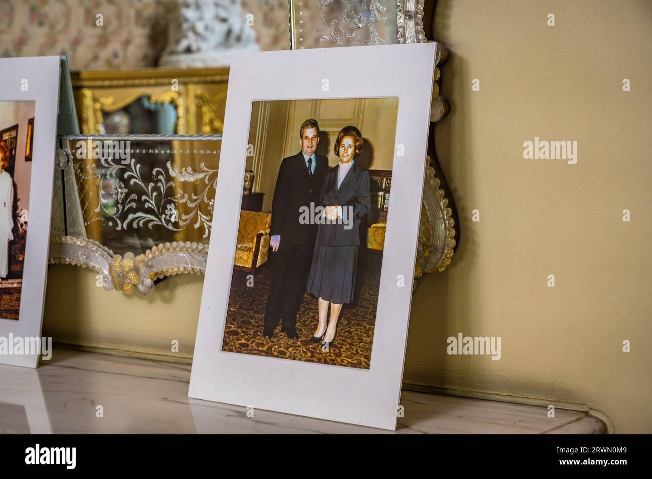 BUCHAREST, ROMANIA 2022: The Ceausescu Palace Spring Palace. house of ...