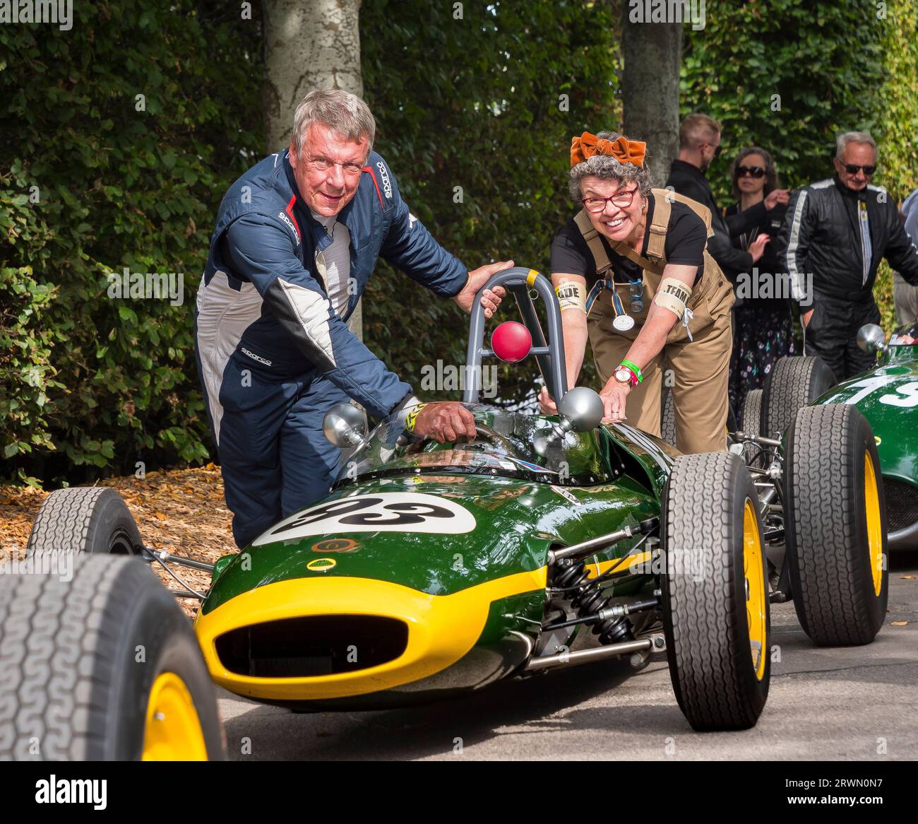 Lotus F1 car at the Goodwood Revival, West Sussex UK Stock Photo - Alamy