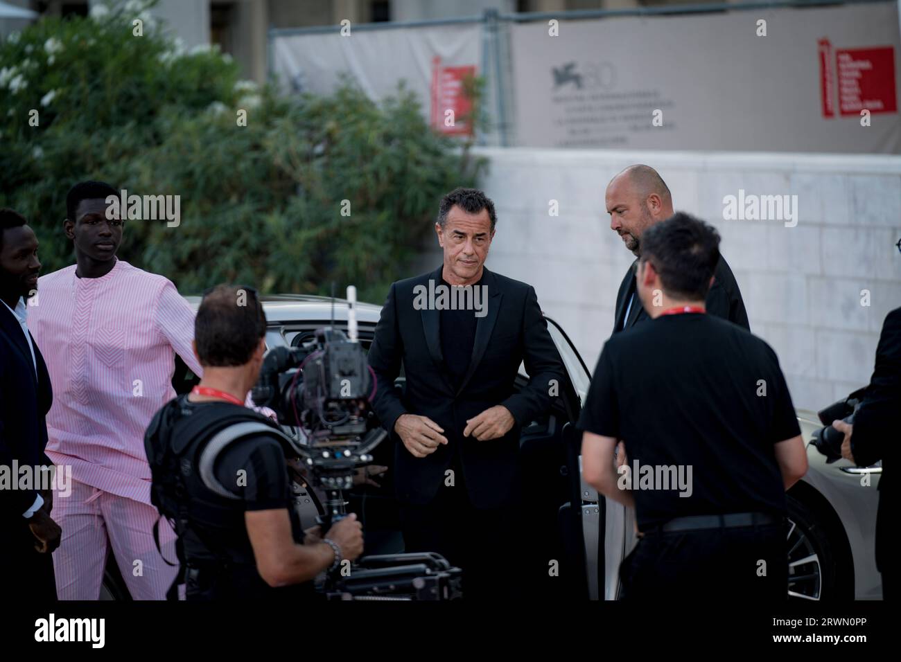 VENICE, ITALY - SEPTEMBER 09: Matteo Garrone, Seydou Sarr, Moustapha ...