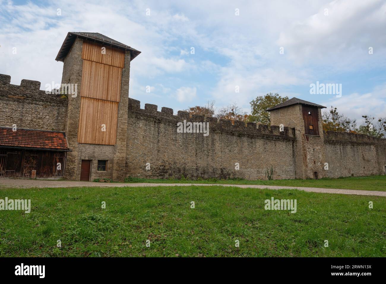 Burgerwehr fortification - Medieval City Walls at Monchsberg - Salzburg ...