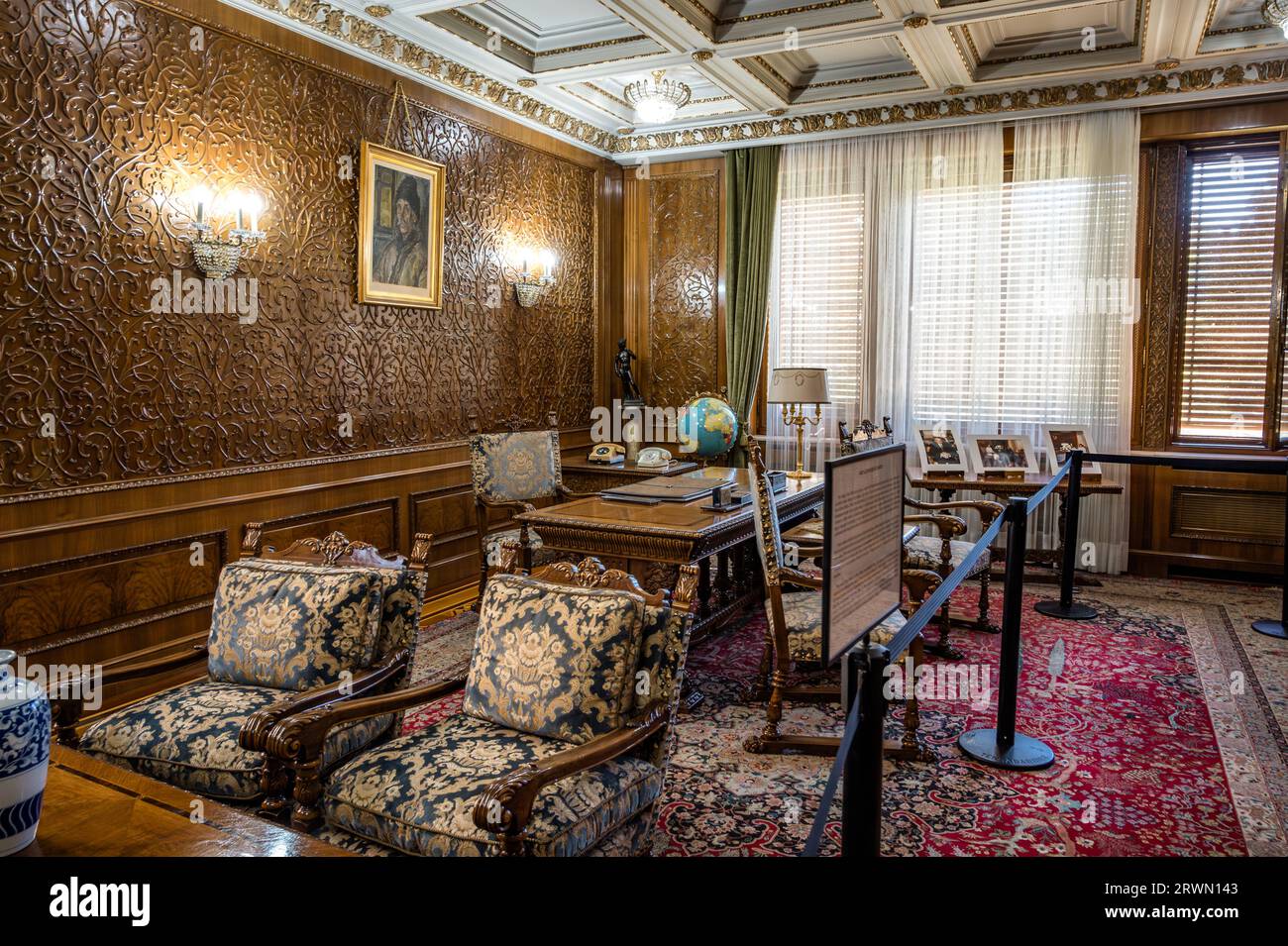 BUCHAREST, ROMANIA 2022: The Ceausescu Palace Spring Palace. house of ...