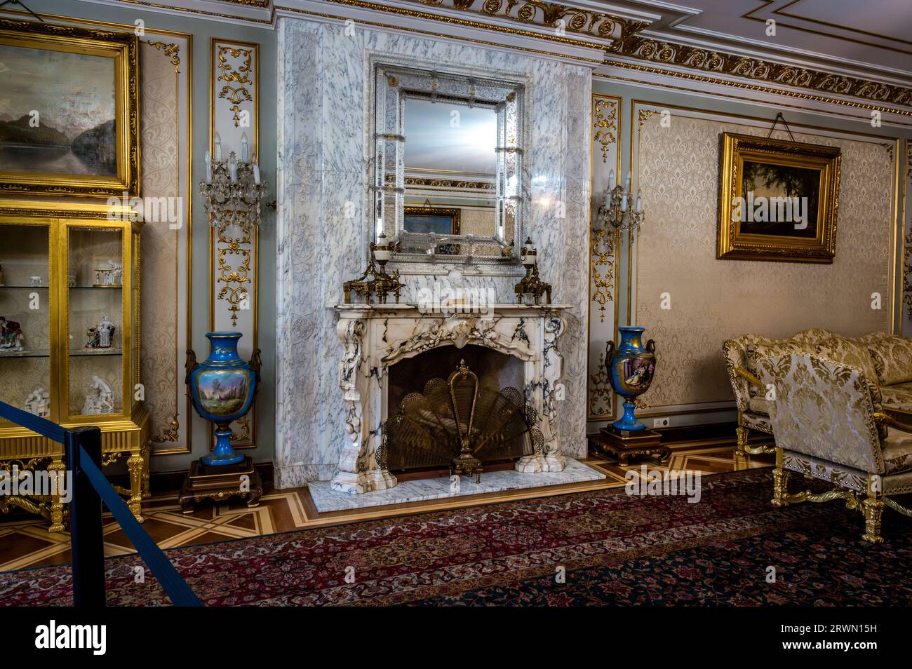 BUCHAREST, ROMANIA 2022: The Ceausescu Palace Spring Palace. house of ...